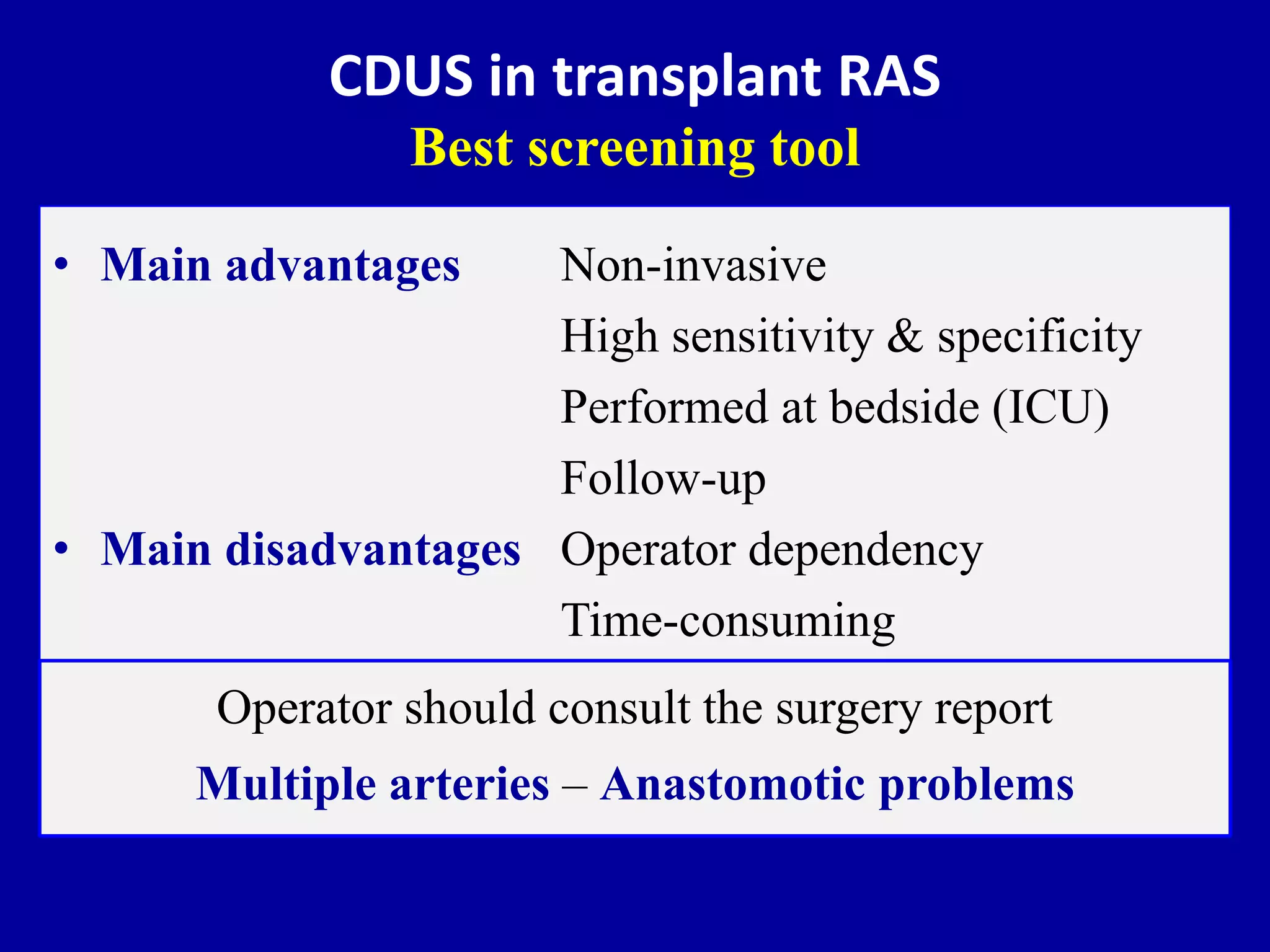 Part 4 doppler usg of renal artery stenosis in transplant kidney | PPT