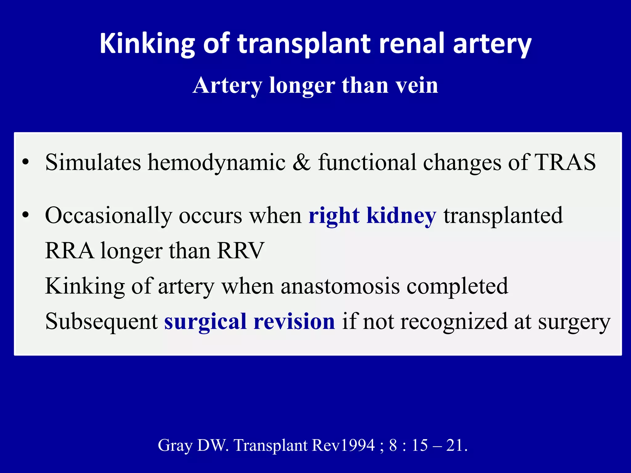Part 4 doppler usg of renal artery stenosis in transplant kidney | PPT