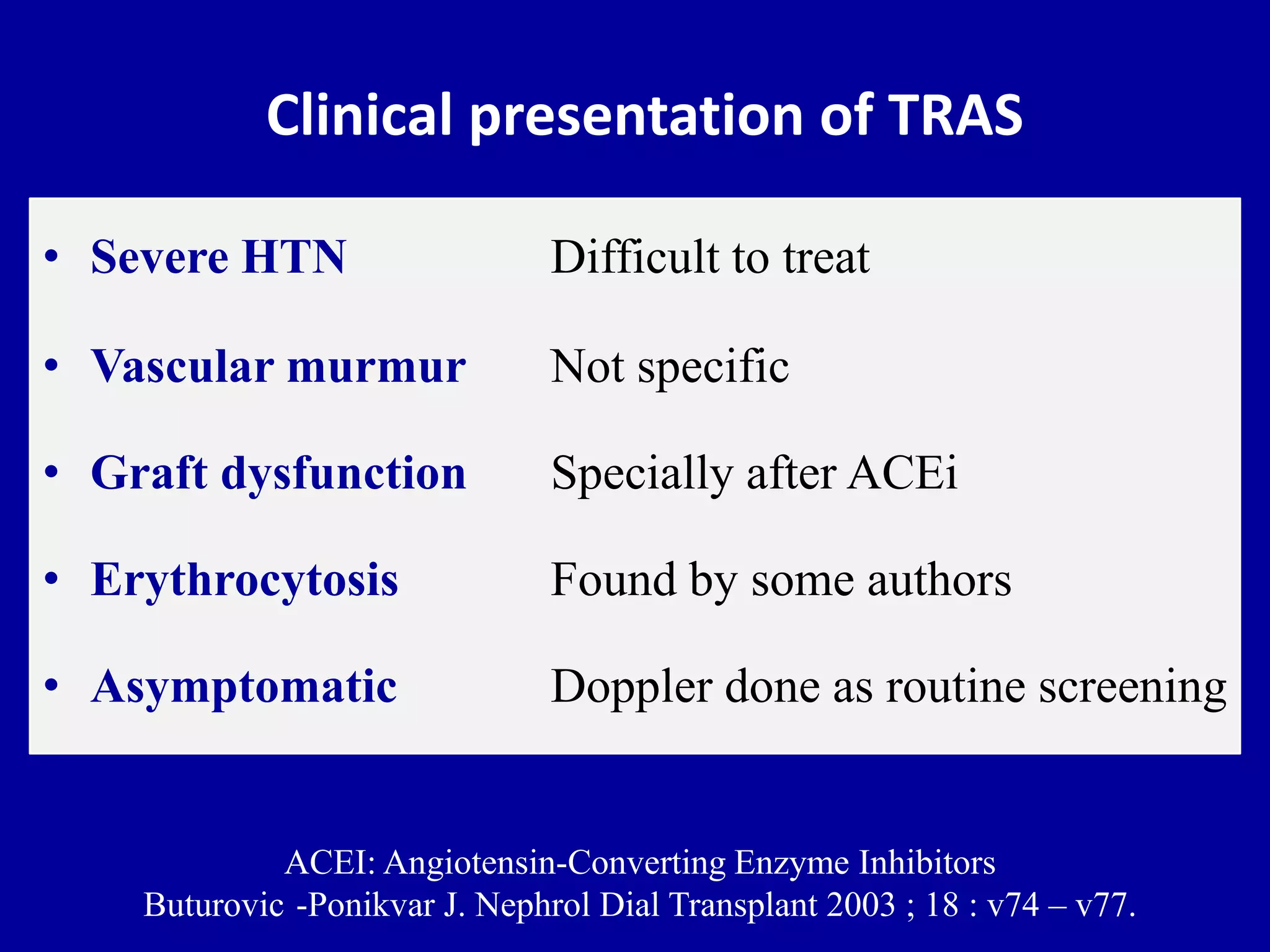 Part 4 doppler usg of renal artery stenosis in transplant kidney | PPT
