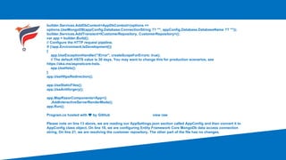 Part 4 How to use EF Core with MongoDb in Blazor Server Web Application.pdf