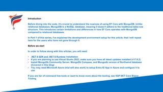 Part 4 How to use EF Core with MongoDb in Blazor Server Web Application.pdf