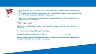 Part 4 How to use EF Core with MongoDb in Blazor Server Web Application.pdf