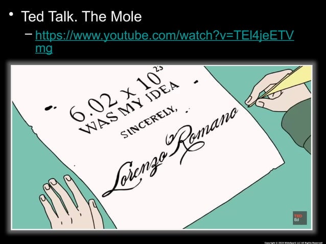 Moles and Molar Mass Lesson Slideshow from SlideSpark Science | PPT