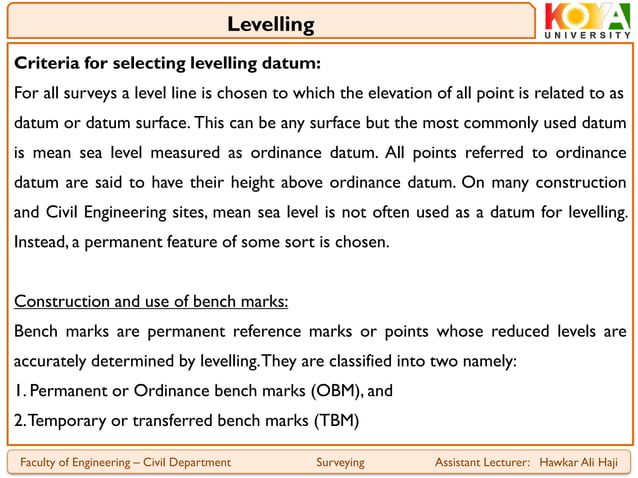 Part 4, Levelling 1.pdf | Geology | Science