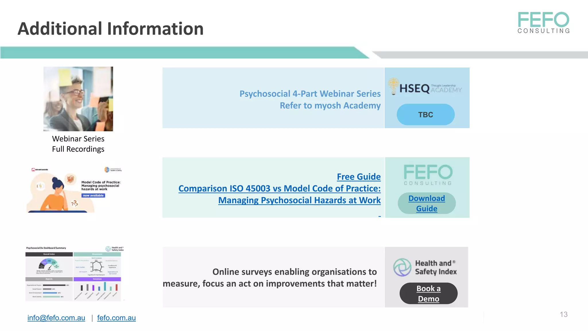 Psychosocial Risk Series : HR vs Safety – Psychosocial Ownership | PPTX