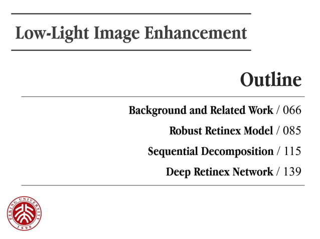 Intelligent Image Enhancement and Restoration - From Prior Driven Model ...