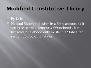 Part 4 State Recognition for PIL-LLB-3rd Year | PPTX