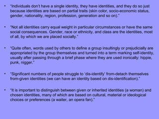 Part 5 identity | PPT