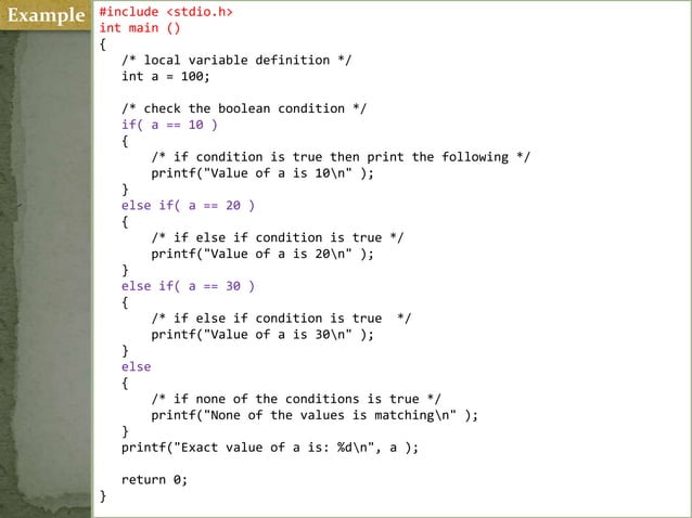 C Programming Language Step by Step Part 5 | PPT