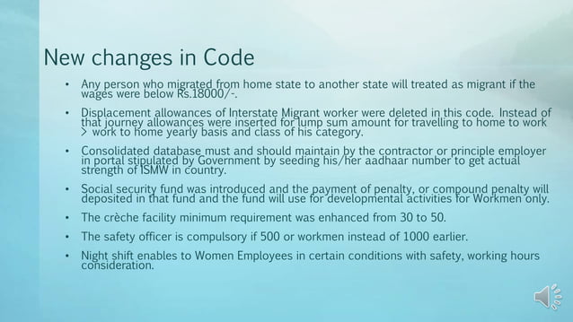 CODE ON OSH 2020 | PPTX | Business | Business and Finance