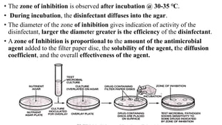 Evaluation of Bactericidal and Bacteriostatic (Disinfectant ...