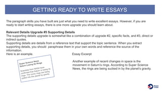 Step-by-Step Guide to Writing an Awesome Paragraph | PPTX