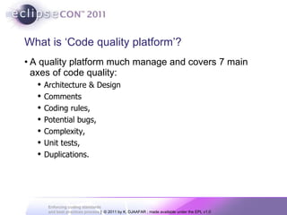 Part5 - enforcing coding standard and best practices with jas forge v1.0 | PPT