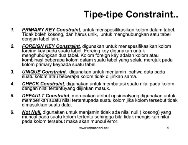 Part 5 integritas data lanj.. | PDF