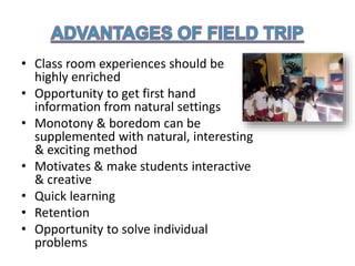 Methods of Teaching- Exhibitions, Field trips, Roleplay, Project method ...