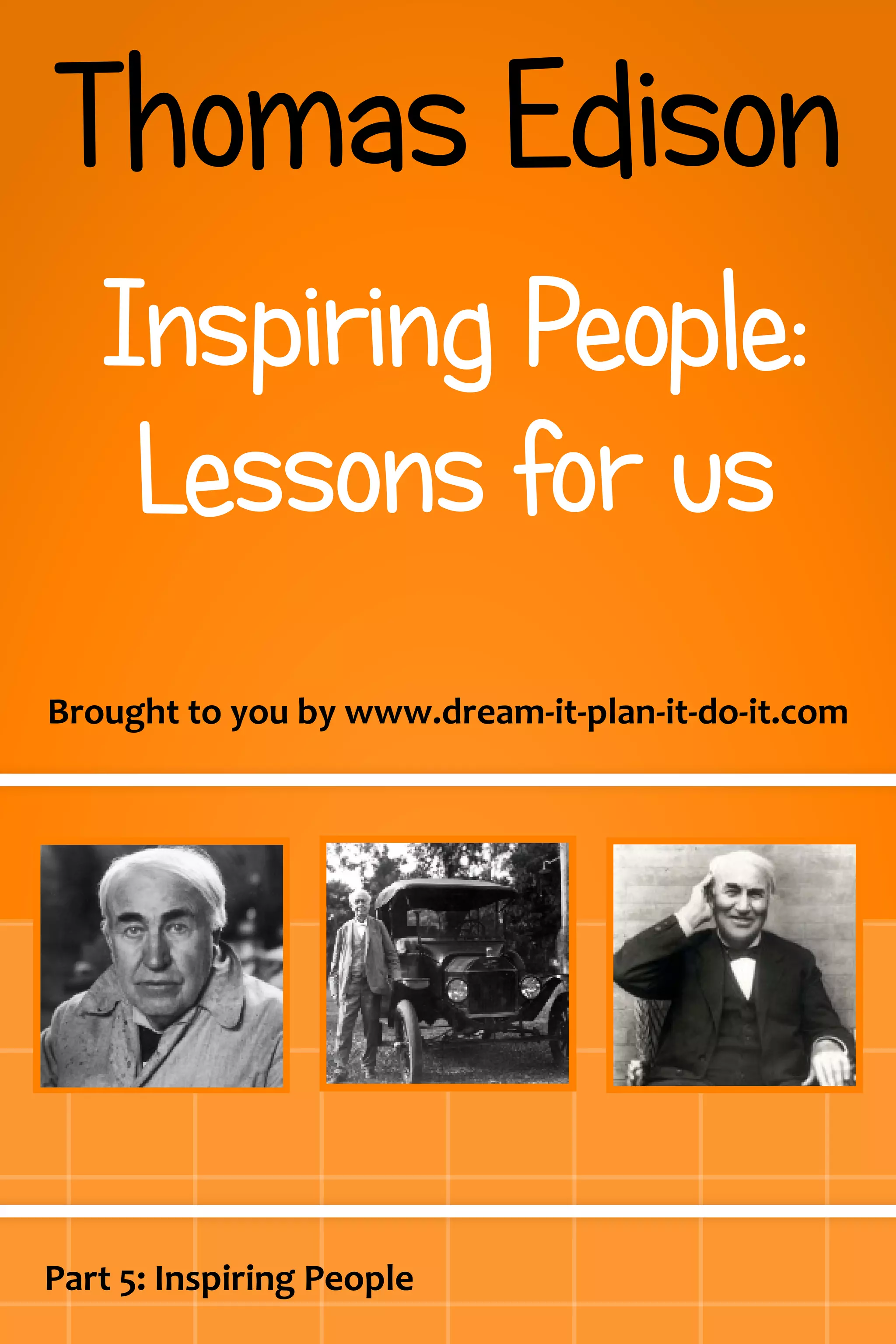 Thomas Edison Inspiration | PDF