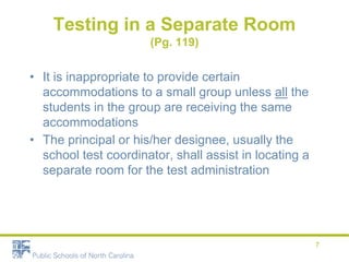 Testing Students with Disabilities | PPTX