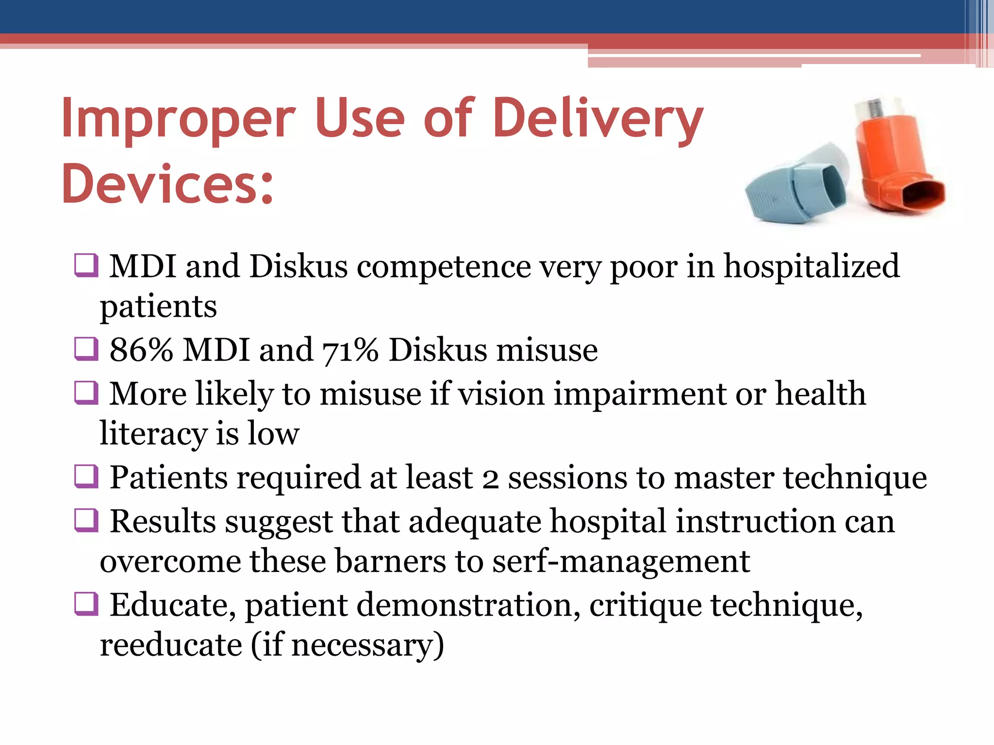 Lecture 5 COPD course Self management of COPD | PDF