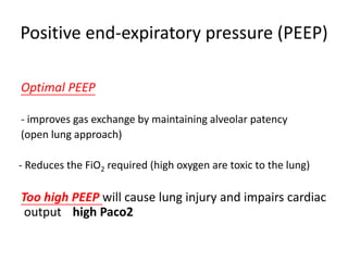 Part 5 diseases spicific ventilation | PPTX