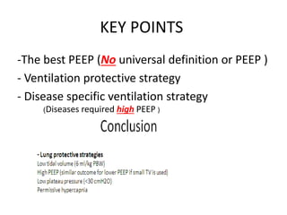 Part 5 diseases spicific ventilation | PPTX