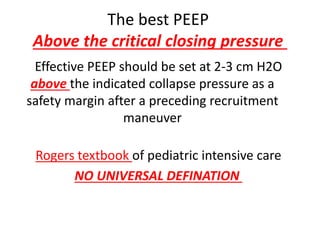 Part 5 diseases spicific ventilation | PPTX