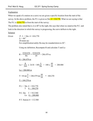 Part 5 simple curves updated | PDF