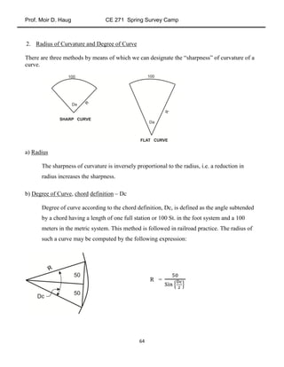 Part 5 simple curves updated | PDF