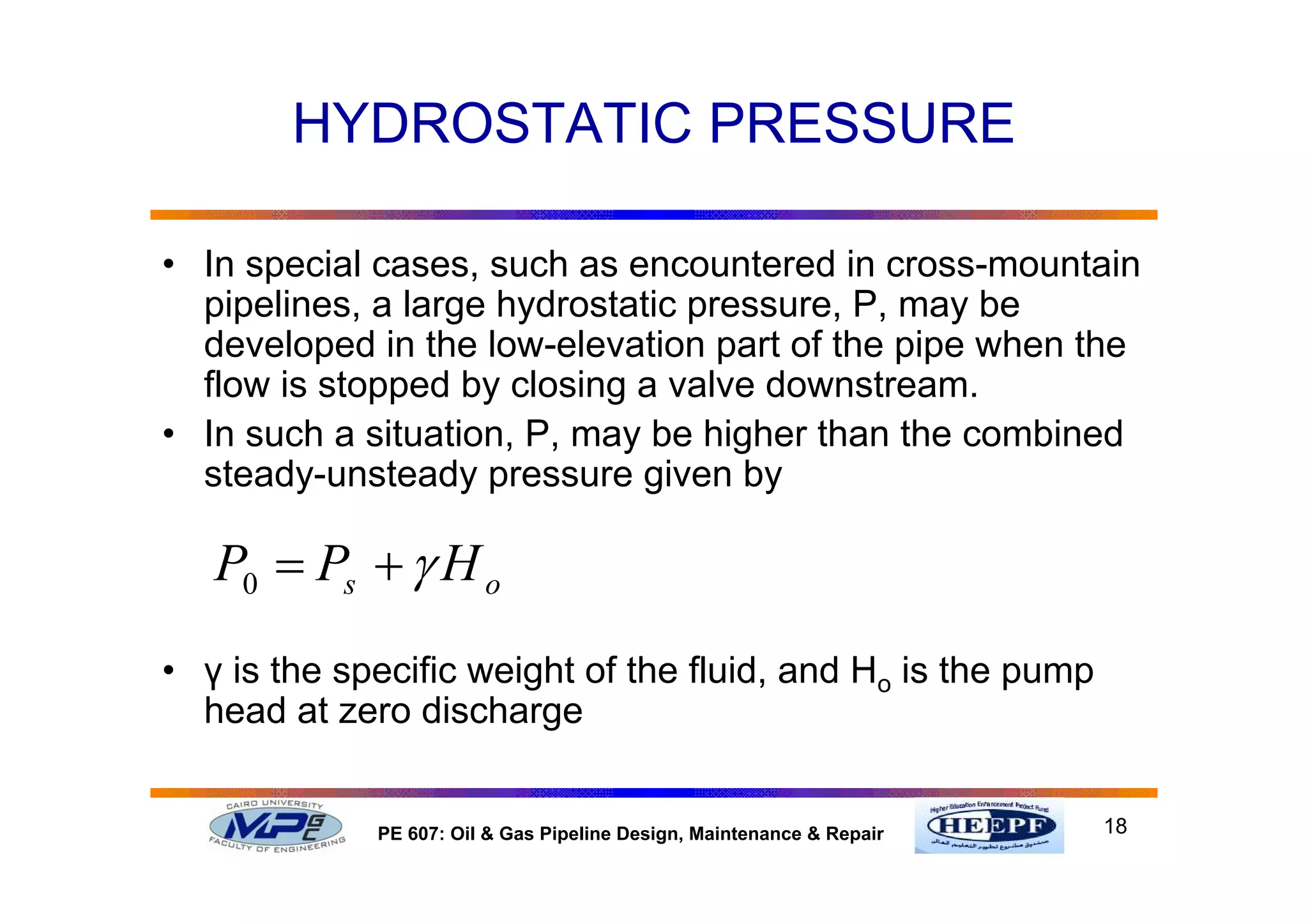 Part 5 structural design of pipelines | PDF