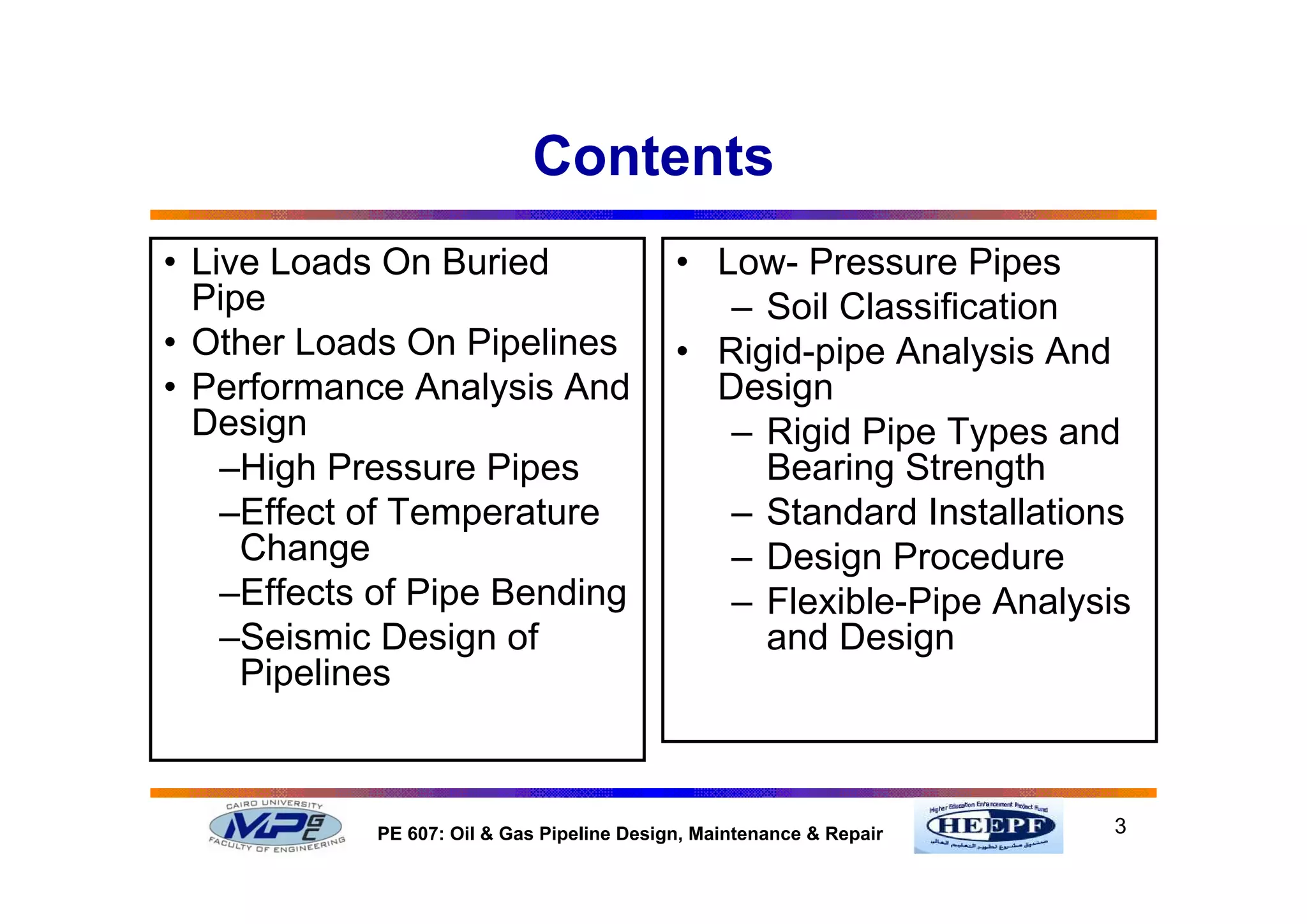 Part 5 structural design of pipelines | PDF