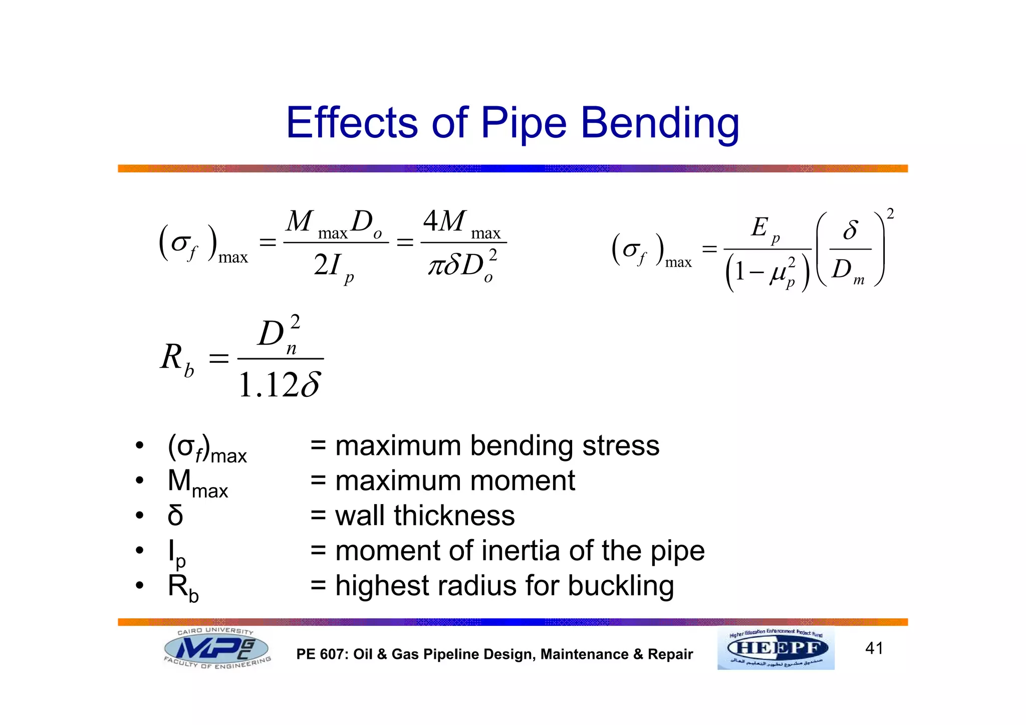 Part 5 structural design of pipelines | PDF