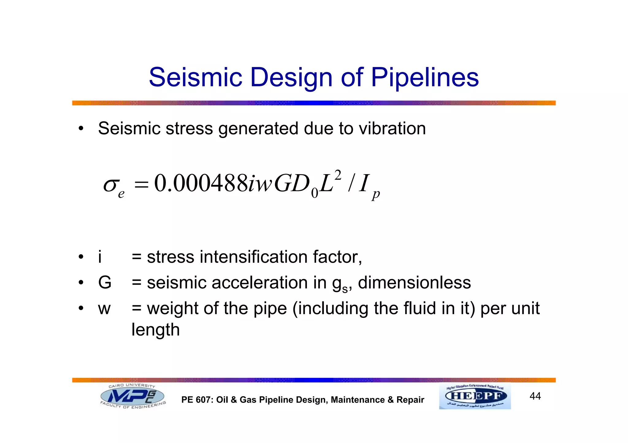 Part 5 structural design of pipelines | PDF