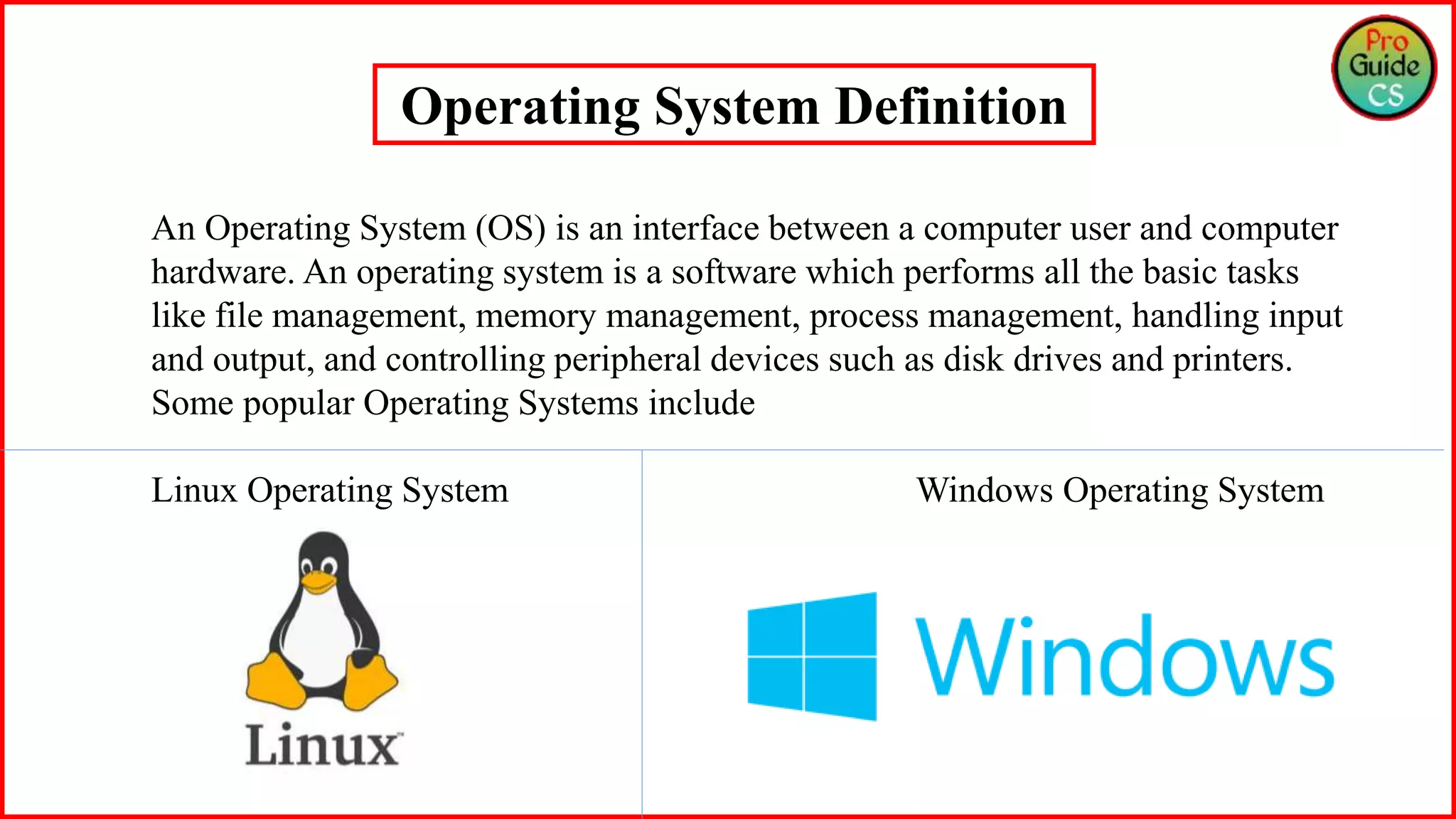 Part 6 Computer Oprating System | PPT