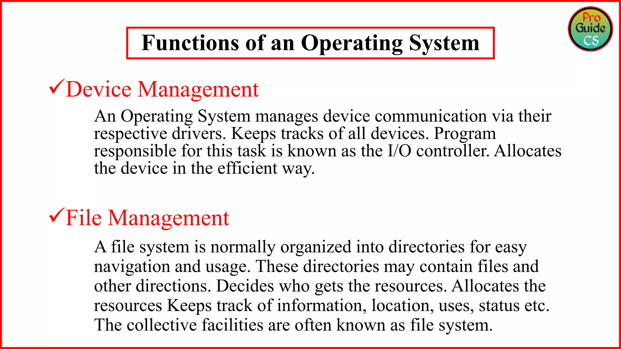Part 6 Computer Oprating System | PPT