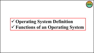 Part 6 Computer Oprating System | PPT