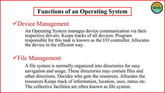 Part 6 Computer Oprating System