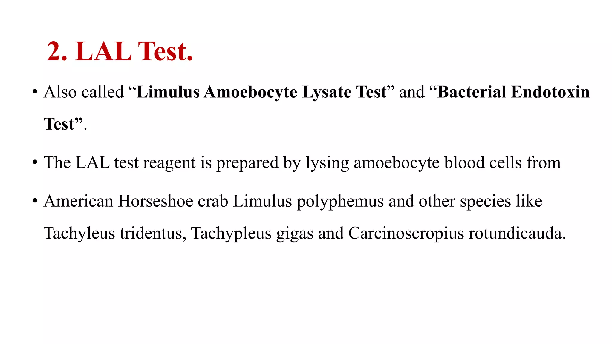 Sterility testing products (solids, liquids, ophthalmic and other ...
