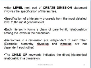 Part 6 create dimension hierarchy | PDF | Databases | Computer Software and Applications