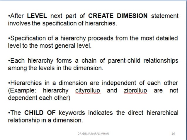 Part 6 create dimension hierarchy | PDF | Databases | Computer Software and Applications