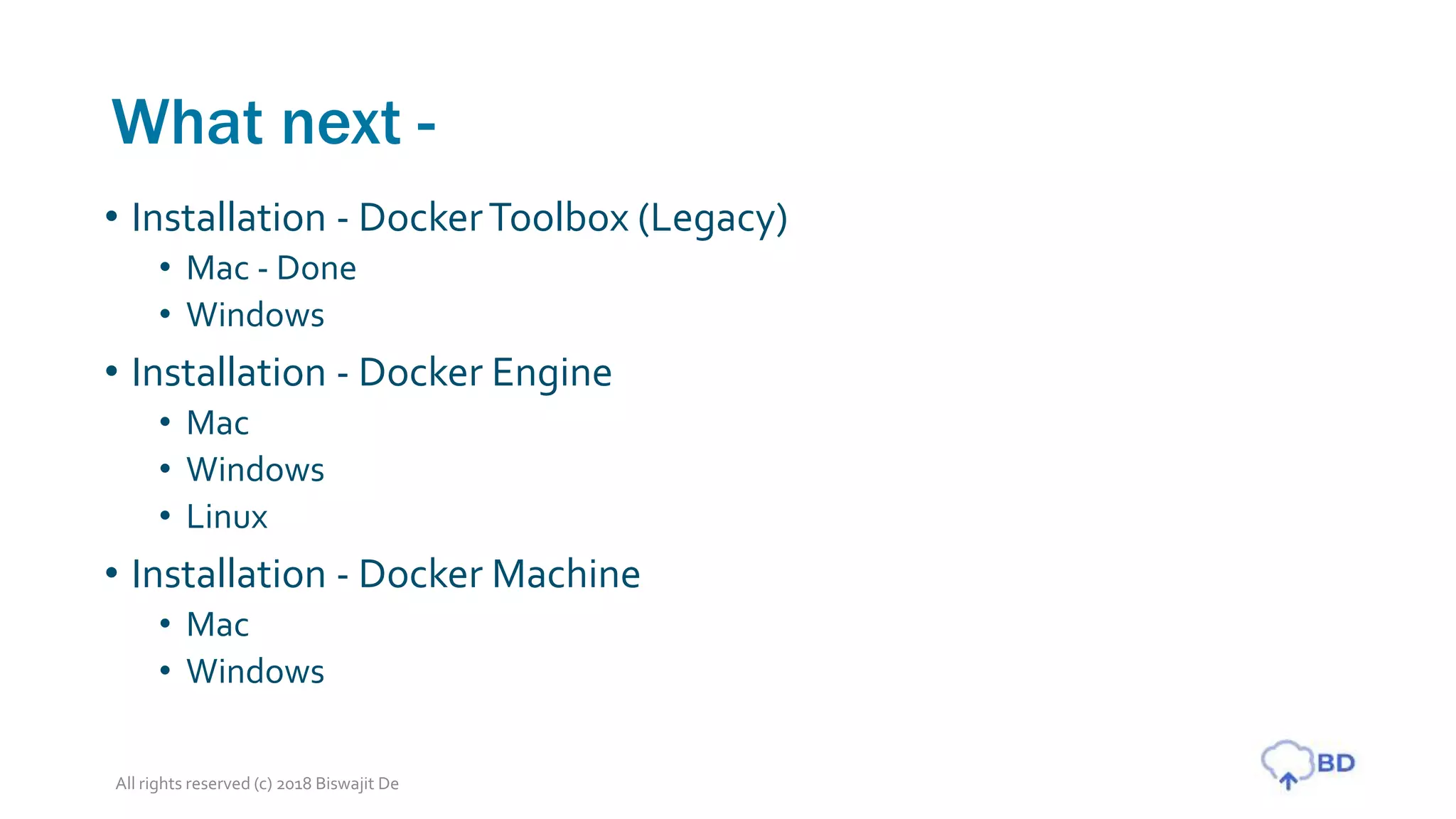 Part 6 Docker Toolbox Mac Pptx Operating Systems Computer