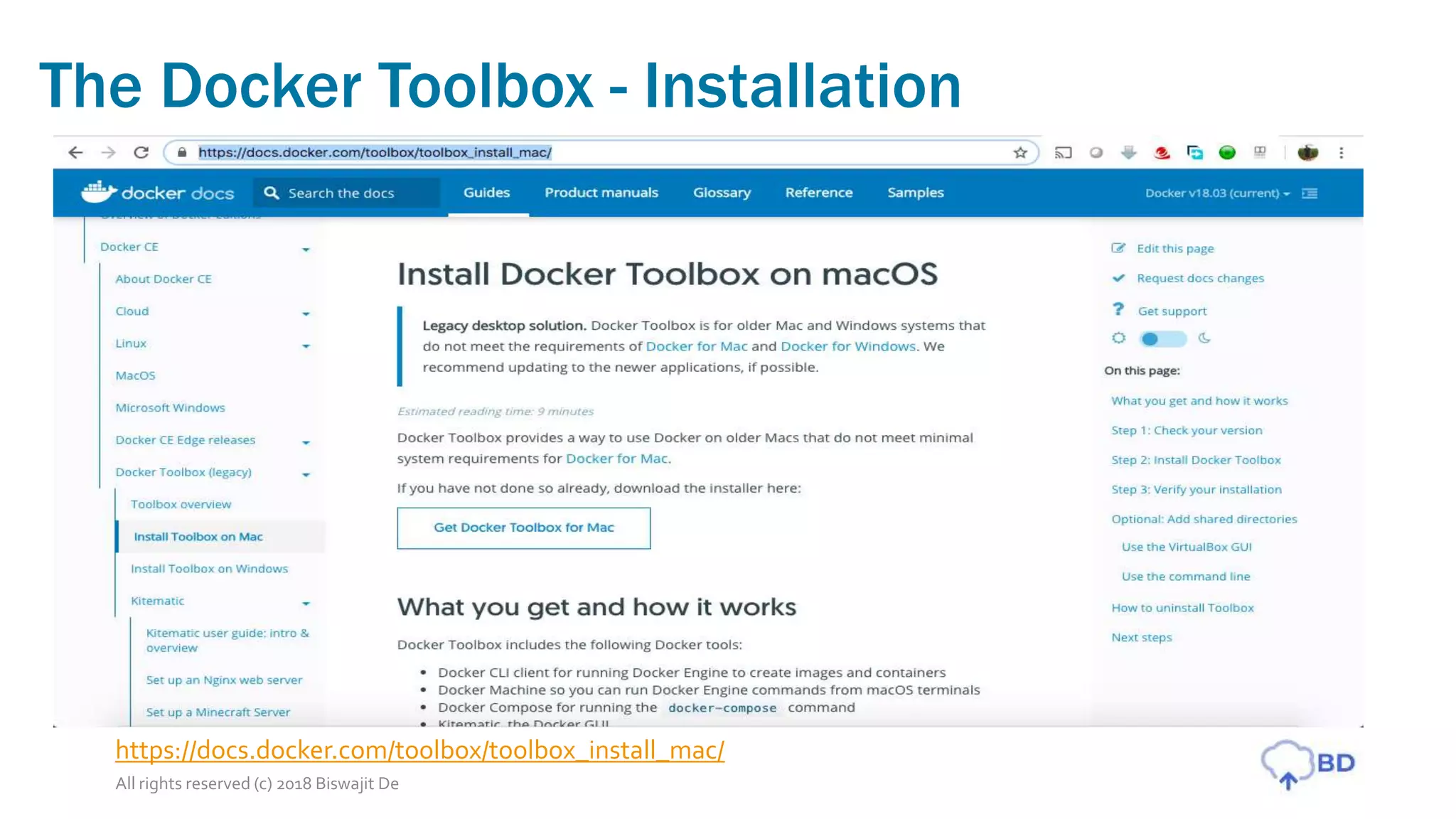 Part 6 Docker Toolbox Mac Pptx Operating Systems Computer