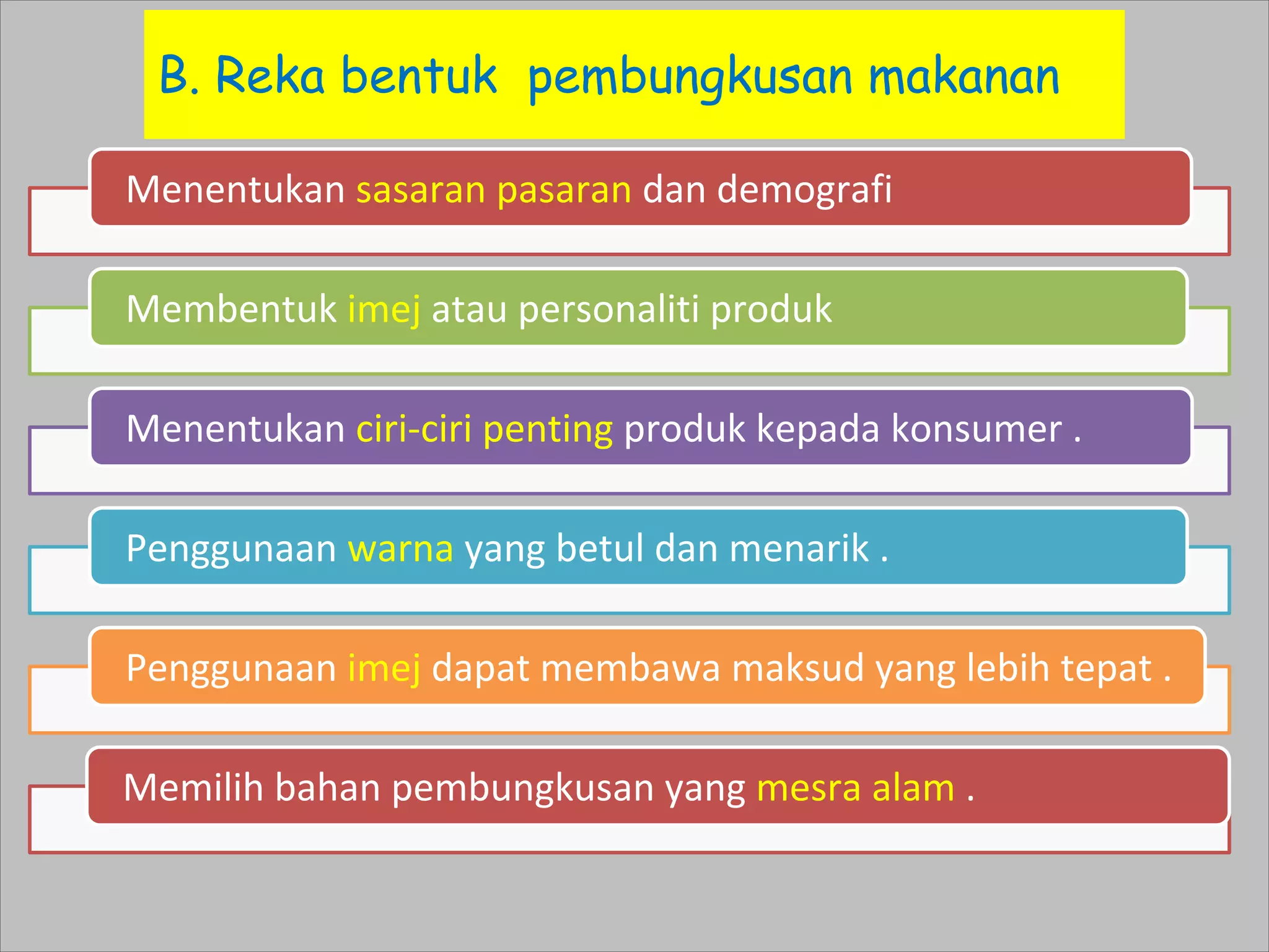 RBT TINGKATAN 2: 2.6 reka bentuk makanan part 6 | PDF