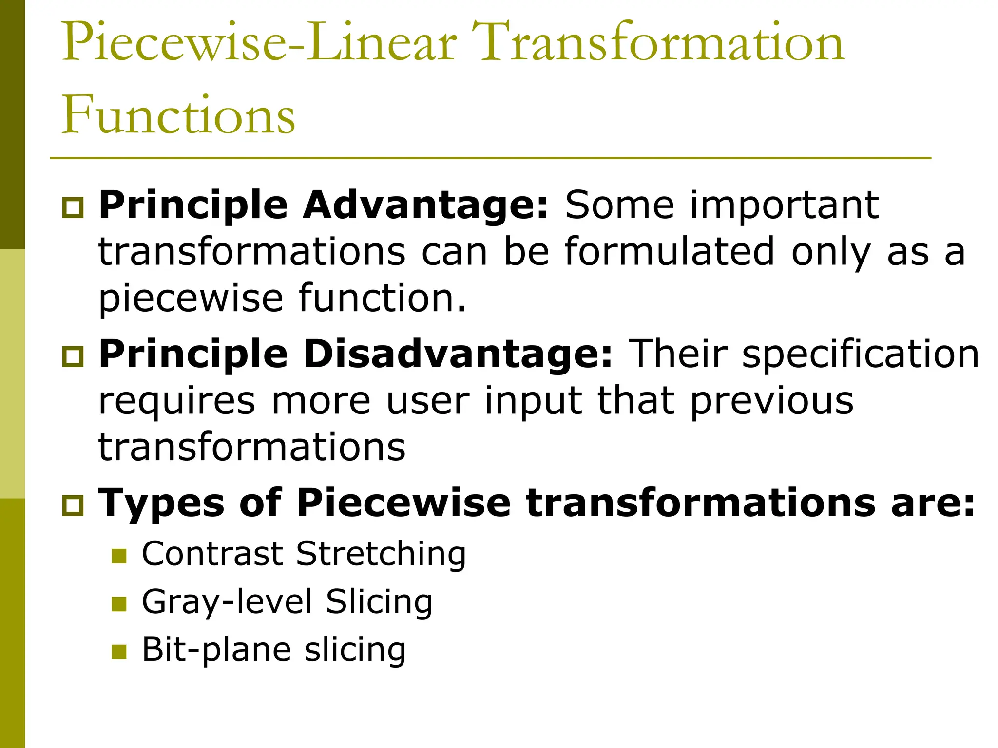 image processing intensity transformation | PPT | Photo Editing ...