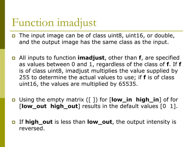 image processing intensity transformation | PPT | Photo Editing ...