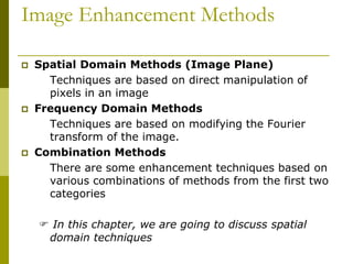 image processing intensity transformation | PPT