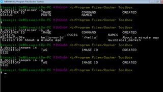 Part 7 Docker Toolbox - Windows | PPTX | Operating Systems | Computer Software and Applications