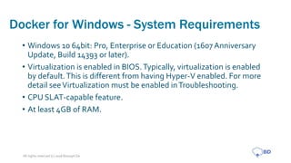 Part 7 Docker Toolbox - Windows | PPTX | Operating Systems | Computer Software and Applications