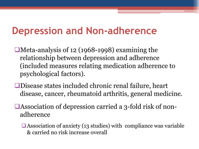 Copd Lecture 7 Medication Adherence In Chronic Obstructive Lung Diseases Ppt