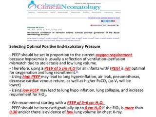 Part 7 diseases specific ventilation strategy | PPTX