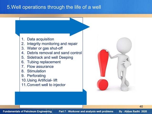 part 7 Fundamantals of workover and analysis well problems-Abbas 2020 ...