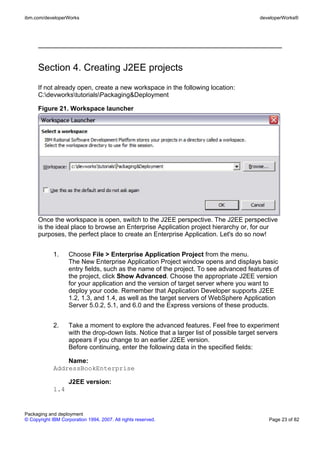 Part 7 packaging and deployment | PDF